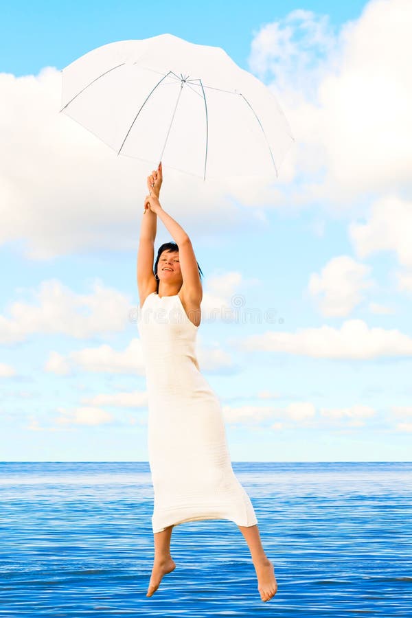 Happy flying stock photo. Image of high, carefree, laugh - 5968014