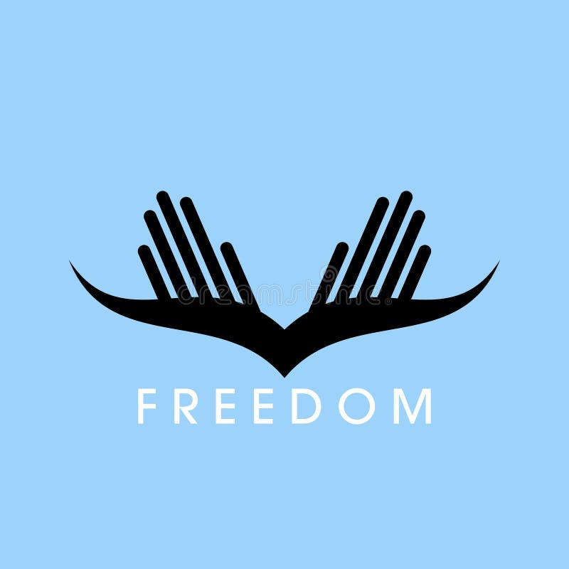 Dove Bird Symbol of Hand in Hands Vector Icon Template Stock Vector ...