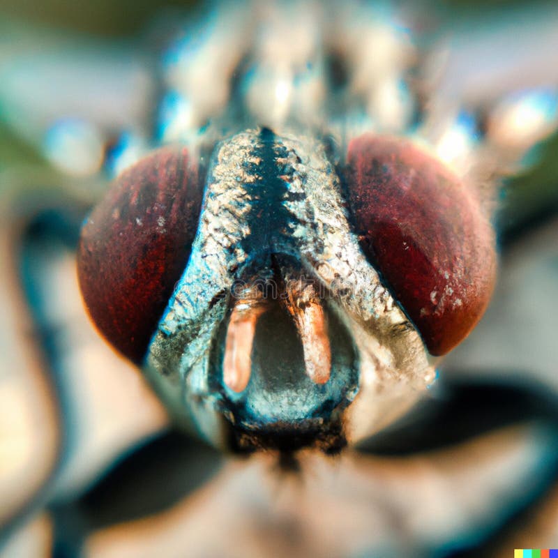 Fly eyes stock image. Image of black, yellow, single - 259351835