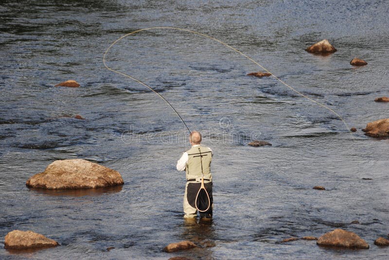 Fly fishing stock image. Image of vacation, fishing, stream - 2872263