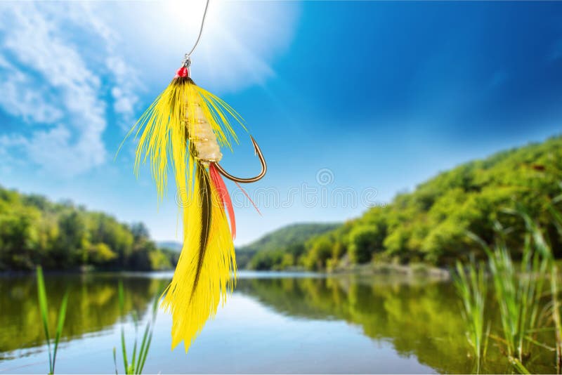 Fly-fishing stock photo. Image of catching, nylon, equipment - 72401558
