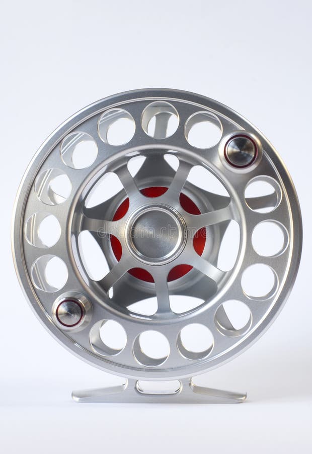 Fly Fishing Reel stock image. Image of steelhead, isolated - 12374525
