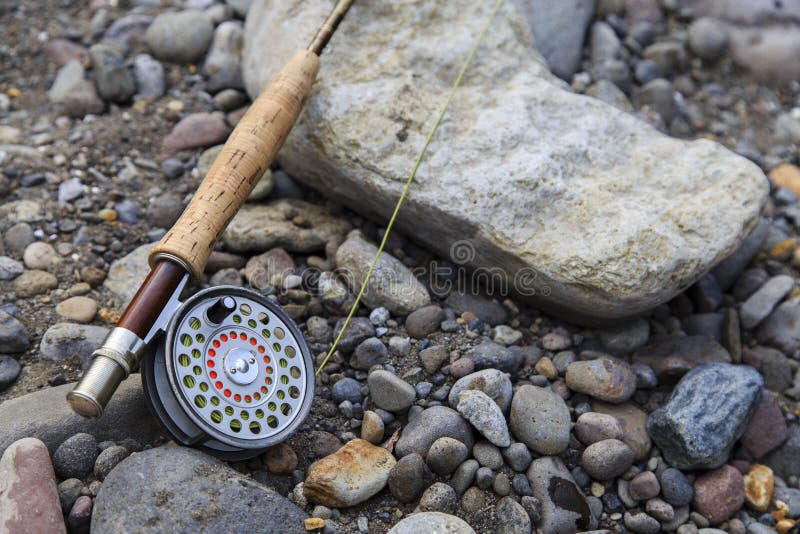 Fly Fishing Rod and Reel stock image. Image of fishing - 33155689