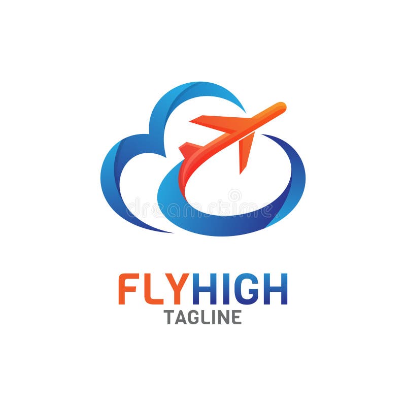 Fly High stock vector. Illustration of flight, aviation - 231663609