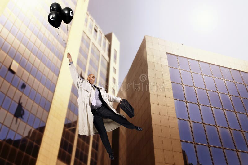 Fly high stock image. Image of suit, company, corporate - 23278317