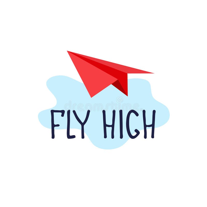 Fly High. Motivational Banner, Recruitment Ad, Heading. Hiring, Team ...