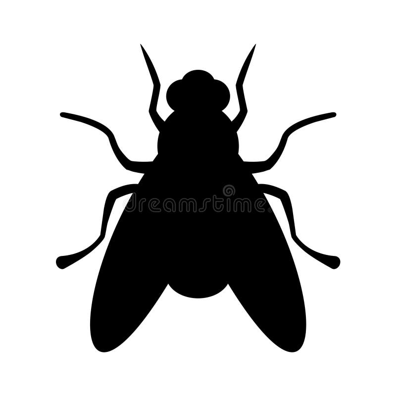 Housefly Silhouette Stock Illustrations – 711 Housefly Silhouette Stock ...
