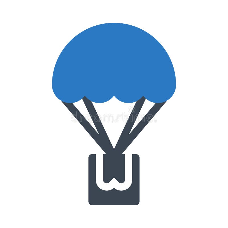 Fly Glyph Colour Vector Icon Stock Vector - Illustration of airship ...