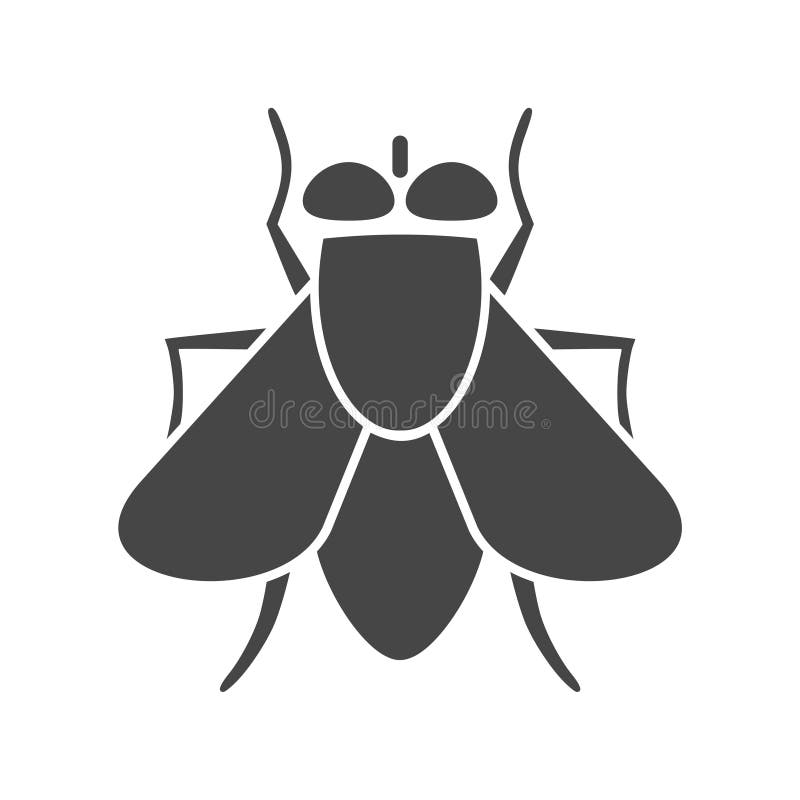 Fly Icon - Vector Illustration Stock Vector - Illustration of limb ...