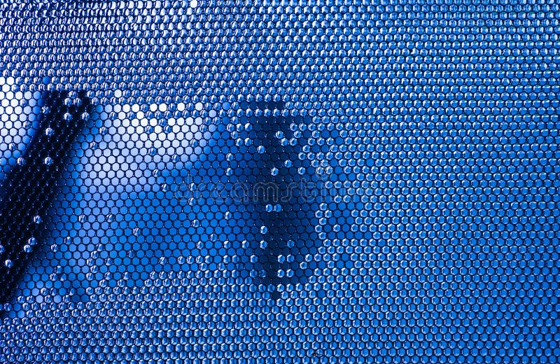 Fly , Insect Mesh Nylon Screen with Waterdops,background, Blue Effect ...