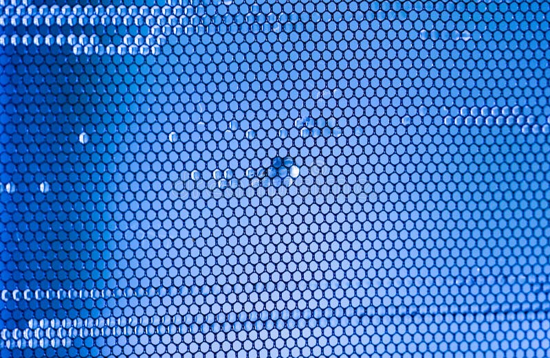 Fly , Insect Mesh Nylon Screen with Waterdops,background, Blue Effect ...