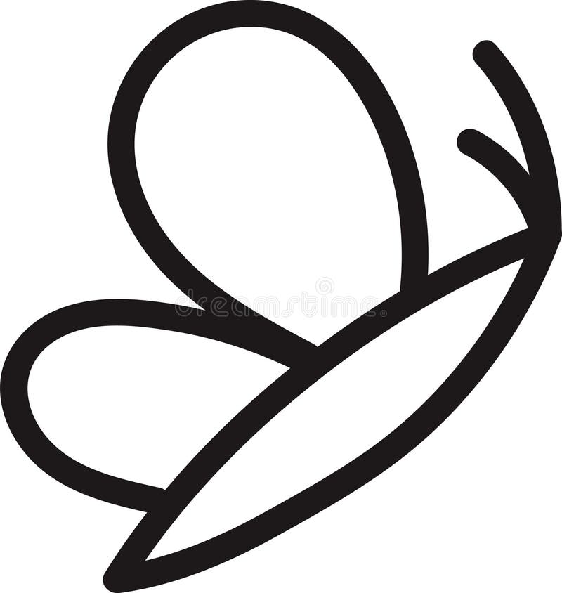 Fly Insect Outline stock vector. Illustration of wing - 306521314