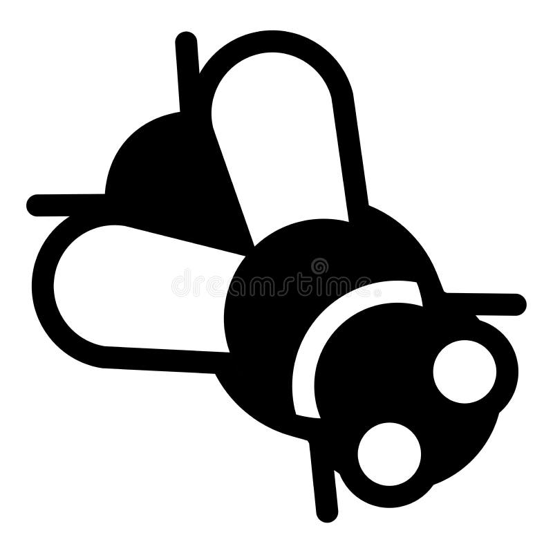 Fly Insect Pictogram Vector Illustration Stock Vector - Illustration of ...