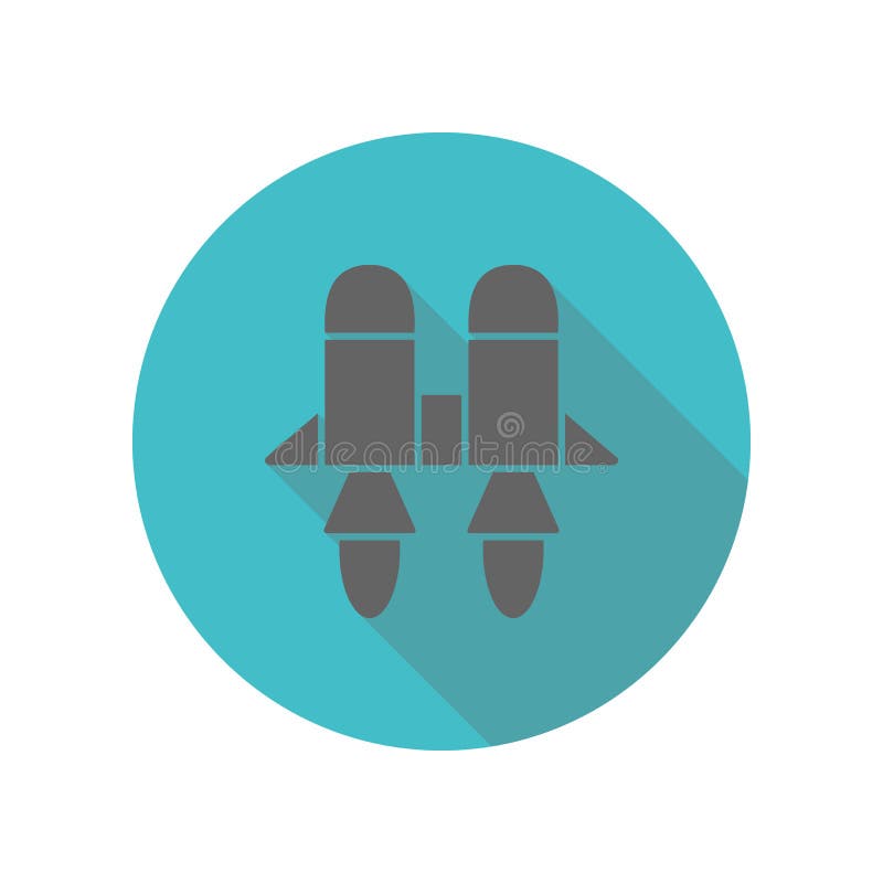 Jetpack Flat Icon. Jetpack with a Chair Violet Icons in Trendy Flat Style. Future Technology ...