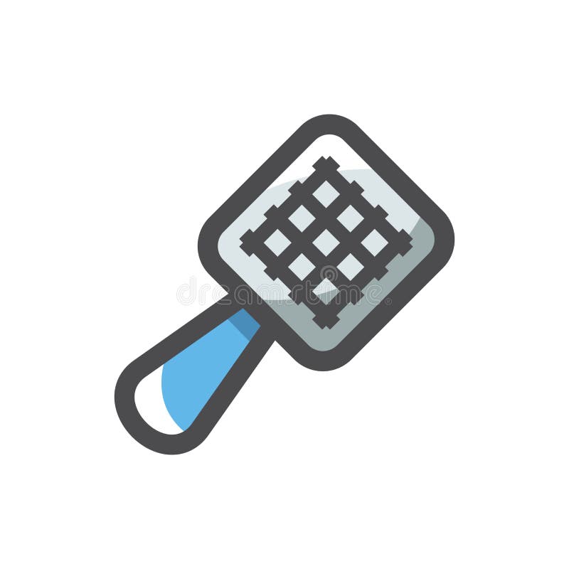 Fly Swatter Killer Tool Vector Icon Cartoon Illustration Stock Vector ...