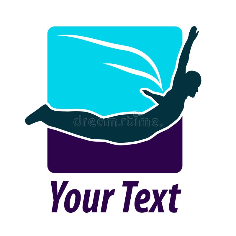 Fly man logo stock illustration. Illustration of company - 32659774