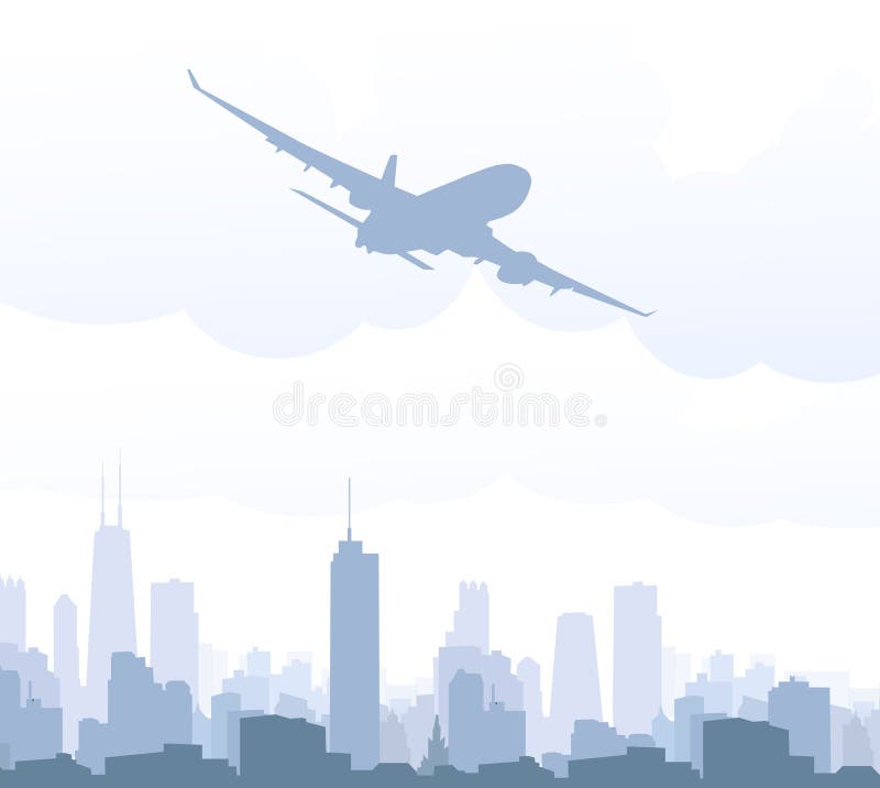 Fly over City-vector stock vector. Illustration of icon - 45118974