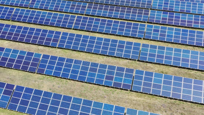 Fly Over Many Panels of Solar Cells Stock Video - Video of ecology ...