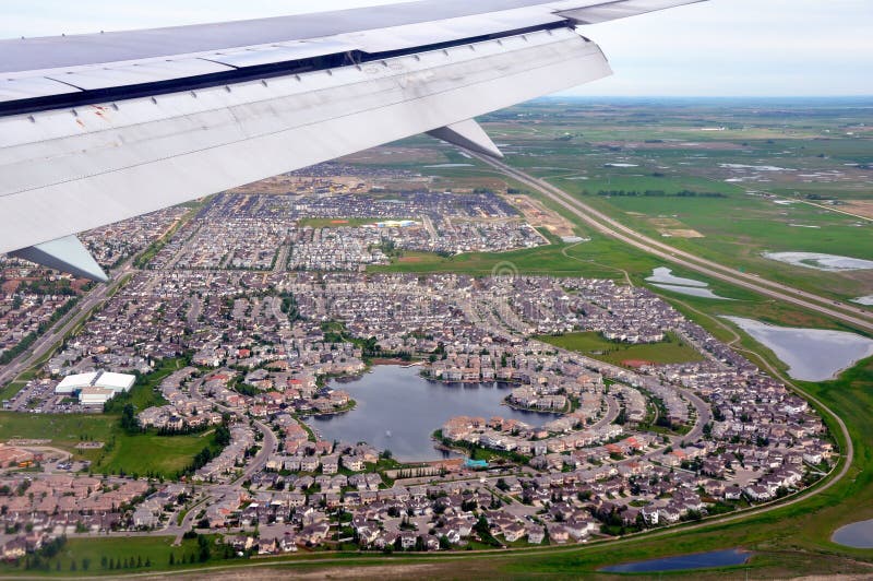 Fly over residential area stock image. Image of travel - 20482315