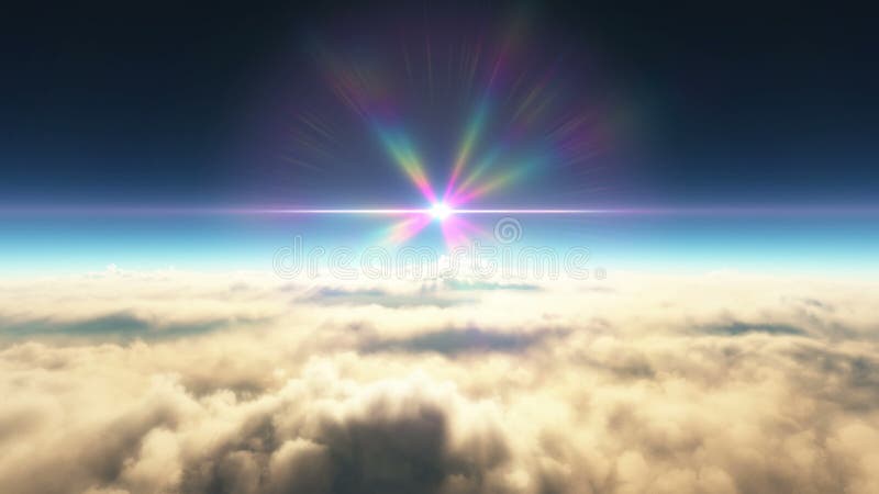 God ray sunset clouds 4k stock footage. Video of beam - 251207648