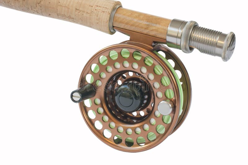 Fly Rod and Reel stock image. Image of fresh, pond, ocean - 12353595