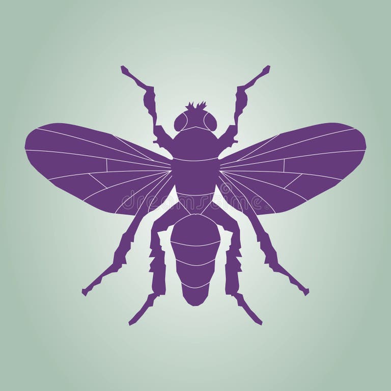 Housefly Silhouette Stock Illustrations – 711 Housefly Silhouette Stock ...