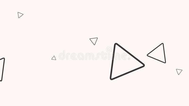 Fly Simple Black Triangles Shape Stock Video - Video of design ...