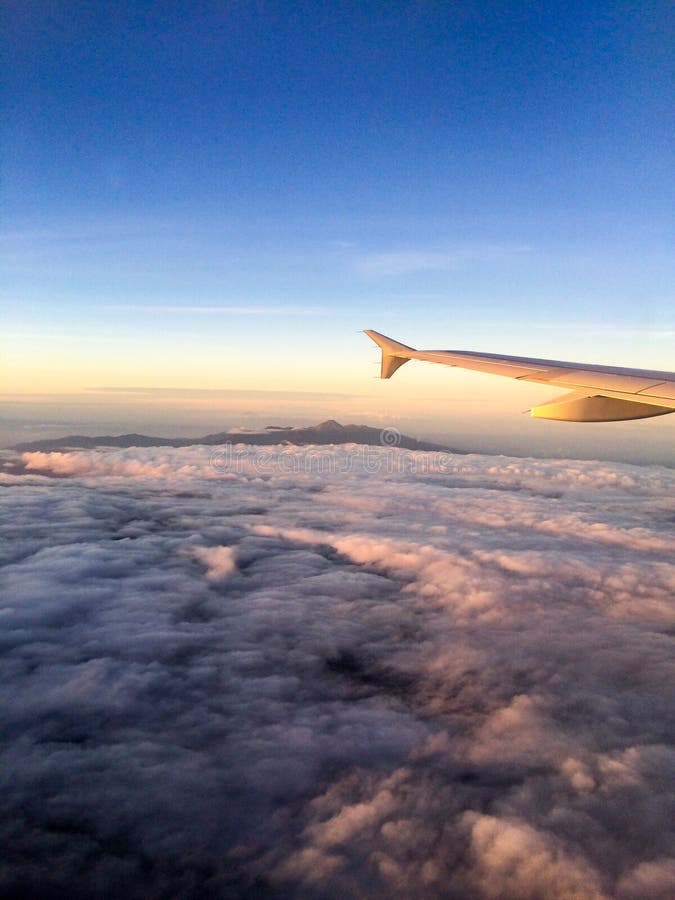 Fly stock image. Image of summit, cloudscape, clouds - 91308111