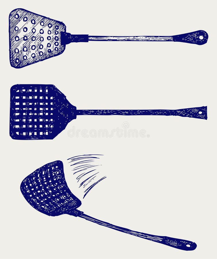 Fly Swatter Stock Illustrations – 838 Fly Swatter Stock Illustrations ...