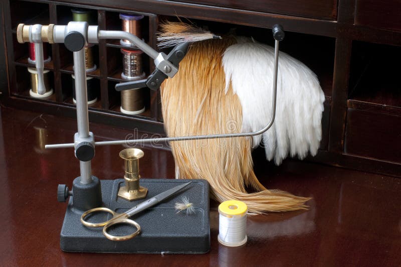 Fly Tying stock photo. Image of angling, fishing, scissors - 12511774