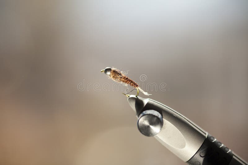 Fly tying hooks stock photo. Image of hobby, macro, hook - 143437718