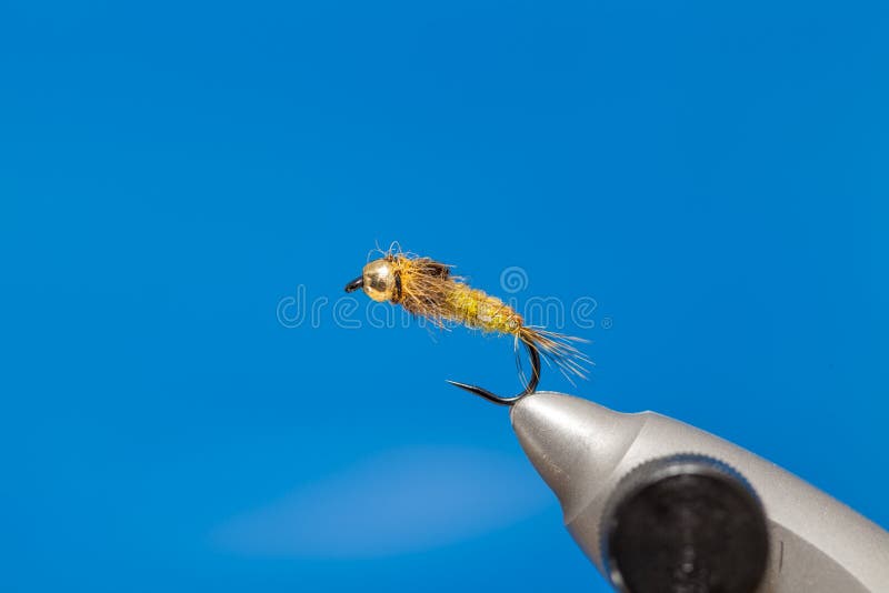 Fly tying hooks stock image. Image of feather, barb - 144031675