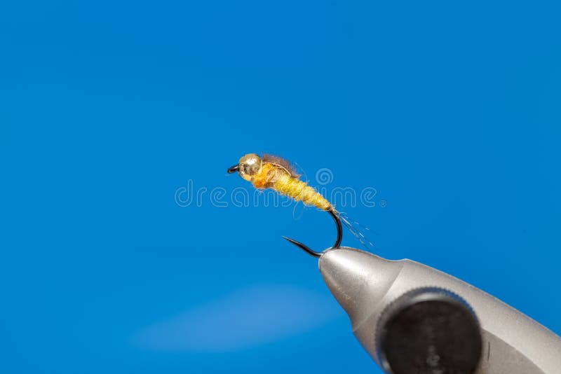 Fly tying hooks stock photo. Image of flyfishing, flies - 144032114