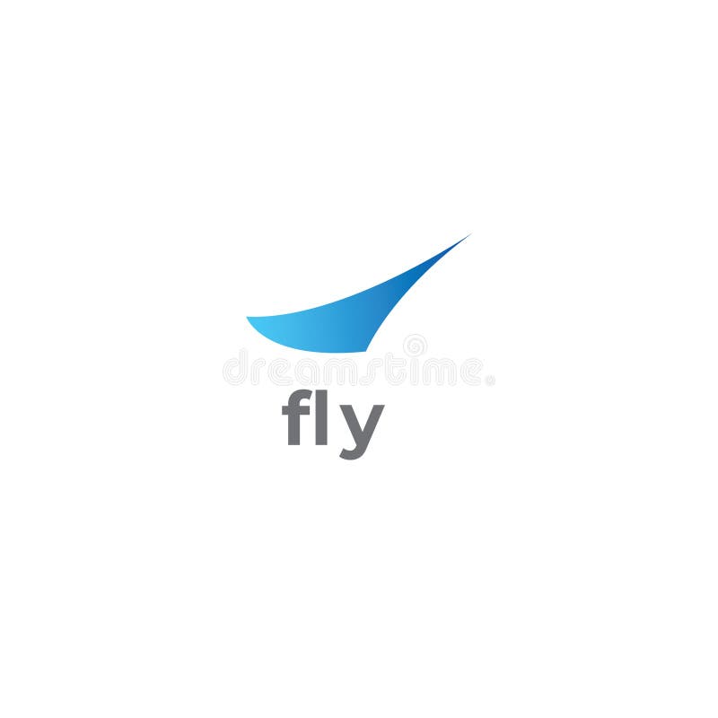 Fly Vector Logo. Fly Emblem Stock Vector - Illustration of icon ...