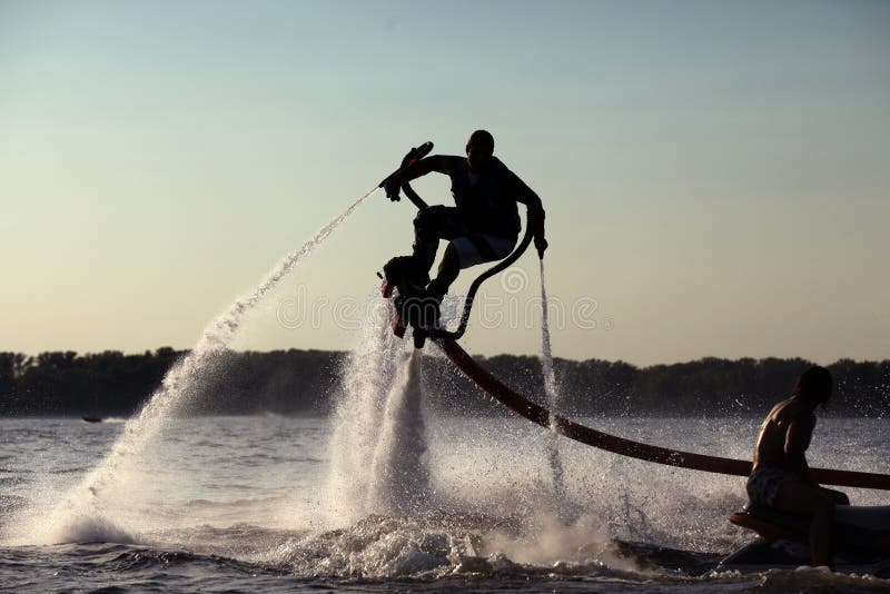 Flyboard editorial stock photo. Image of extreme, thailand - 29774138