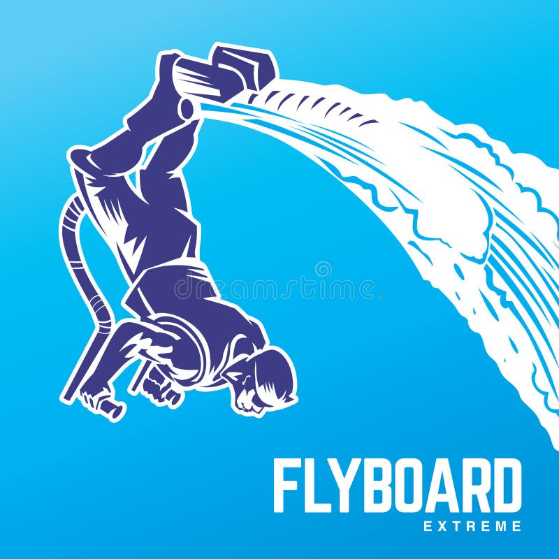 Flyboard Silhouette Stock Illustrations – 22 Flyboard Silhouette Stock ...