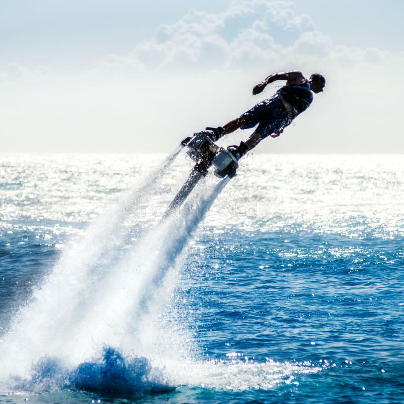Flyboarding editorial photo. Image of flyboarding, leeward - 43813671