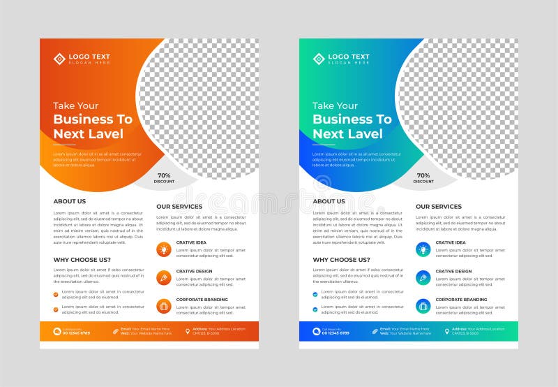 Creative Digital Marketing Agency Flyer Template Design or Corporate ...