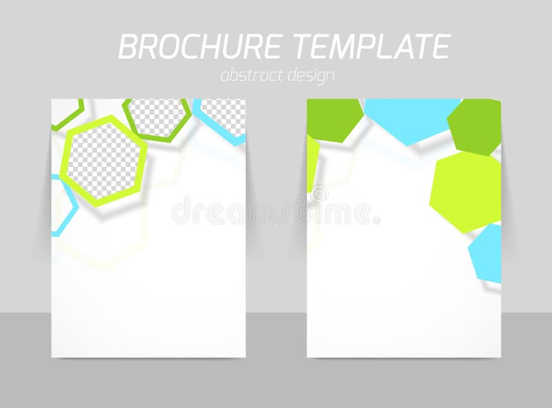 Flyer Back and Front Template Design Stock Vector - Illustration of ...