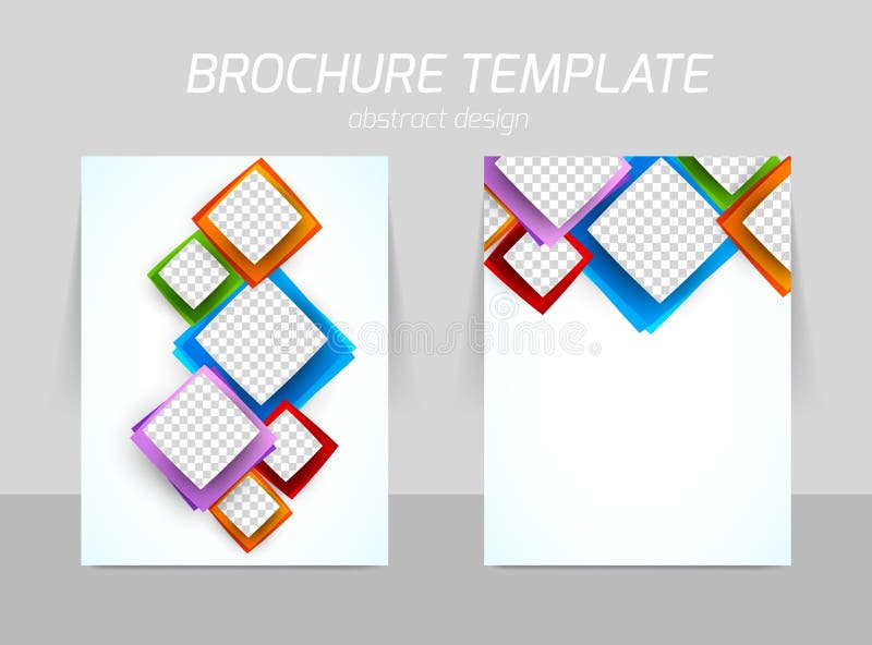 Flyer Back and Front Template Design Stock Vector - Illustration of ...