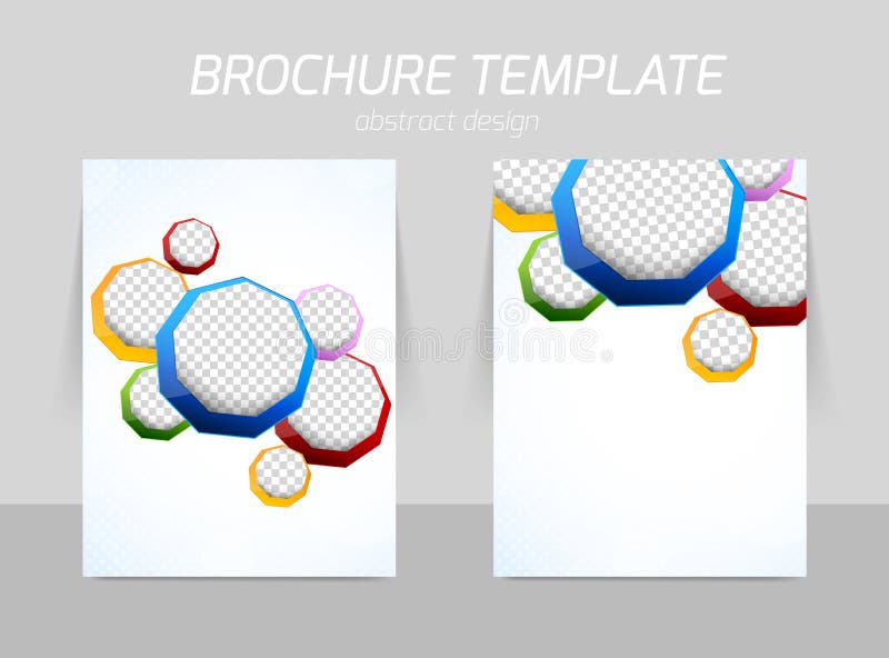 Flyer Back and Front Template Design Stock Vector - Illustration of ...