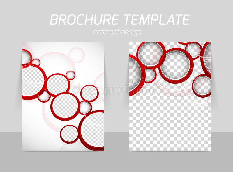 Flyer Back and Front Template Design Stock Vector - Illustration of ...