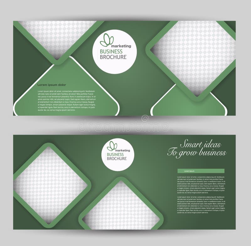 Flyer Banner or Web Header Template Set. Vector Illustration Promotion ...