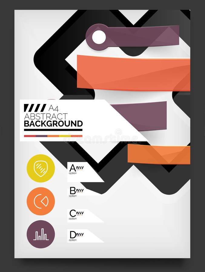 Flyer, Brochure Design Template Stock Vector - Illustration of brochure ...