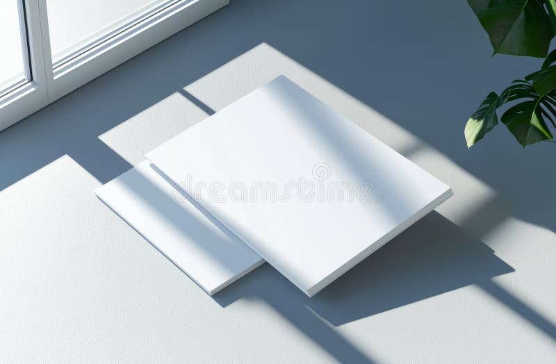 Flyer Brochure Mockup and Template Design for French Folding A4/A5 ...