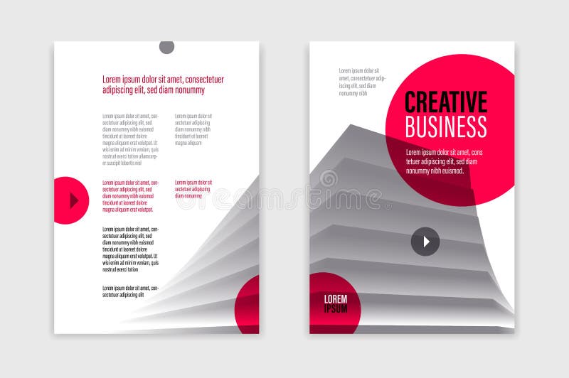 Flyer Business Trendy Corporate Style Vector Design with Front and Back ...
