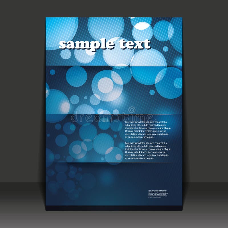 Flyer or Cover Design stock vector. Illustration of leaflet - 22977137