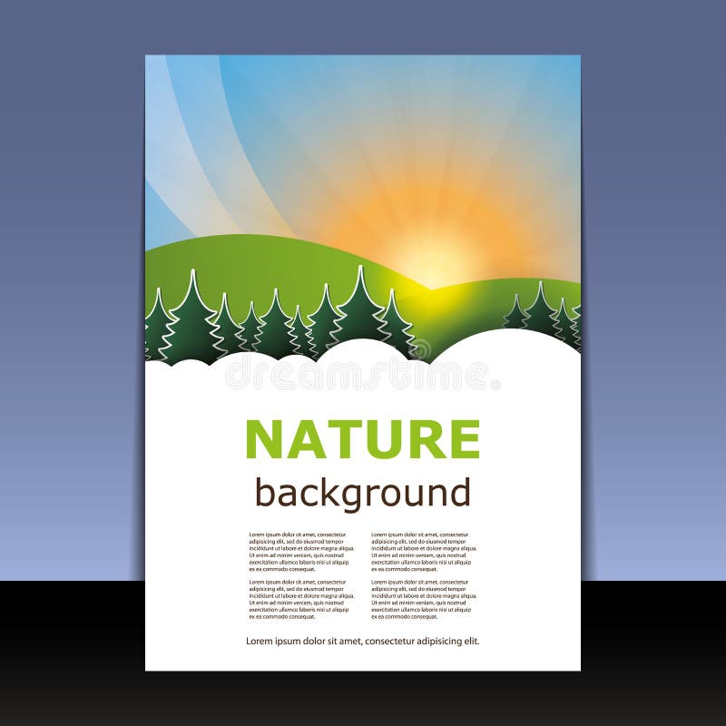 Flyer or Cover Design stock vector. Illustration of creative - 37190301