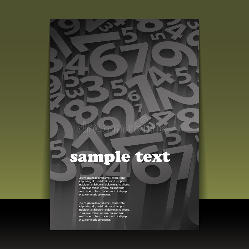 Flyer or Cover Design stock vector. Illustration of frame - 50736024