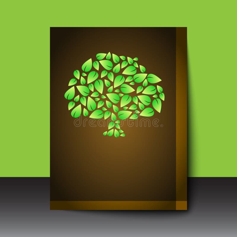 Green Tree with Photo Frames Stock Vector - Illustration of pattern ...